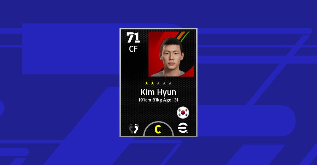 Kim Hyun eFootball Stats