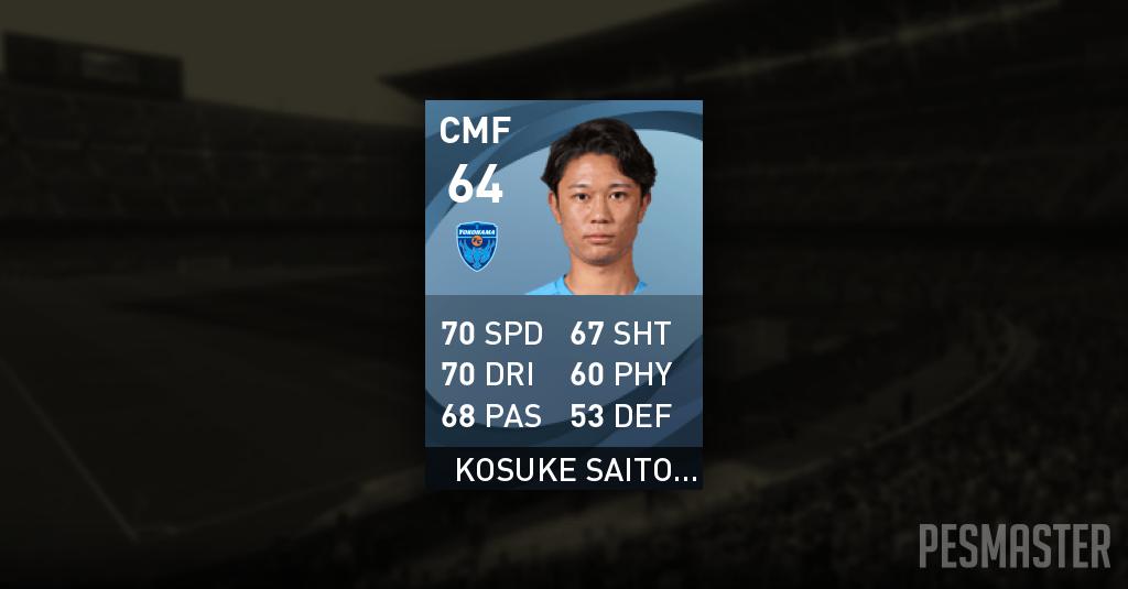 Kosuke Saito PES 2021 Stats