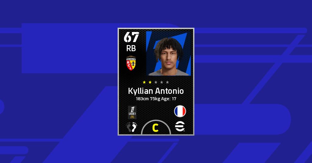 Kyllian Antonio eFootball Stats