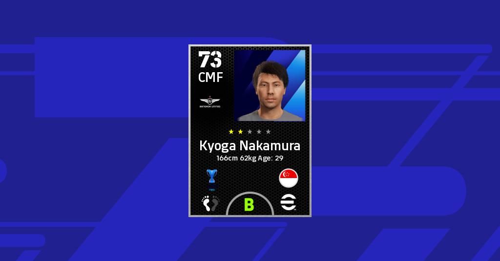 Kyoga Nakamura eFootball Stats