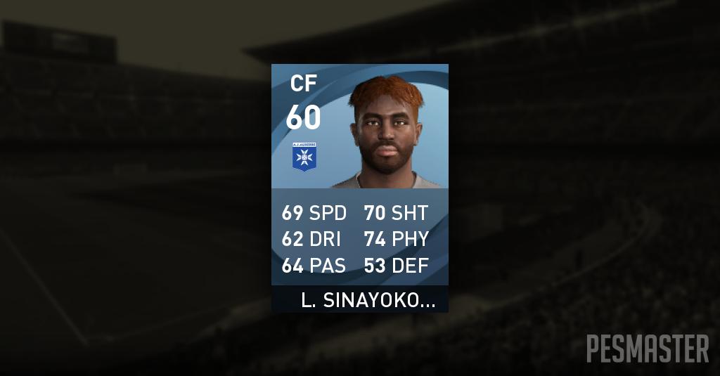 Lassine Sinayoko PES 2021 Stats