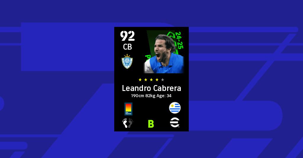 Leandro Cabrera eFootball Stats