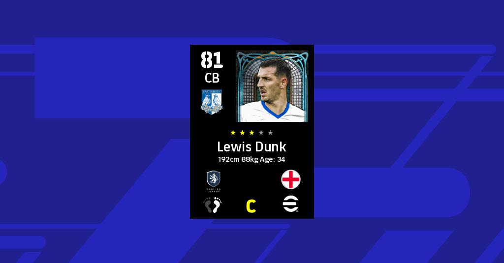 Lewis Dunk eFootball Stats