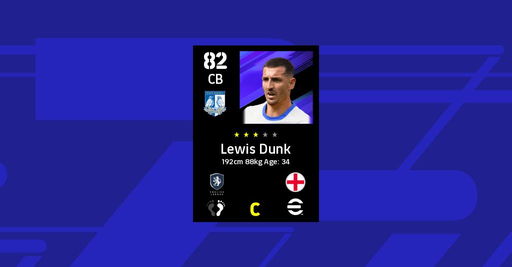 Lewis Dunk eFootball Stats