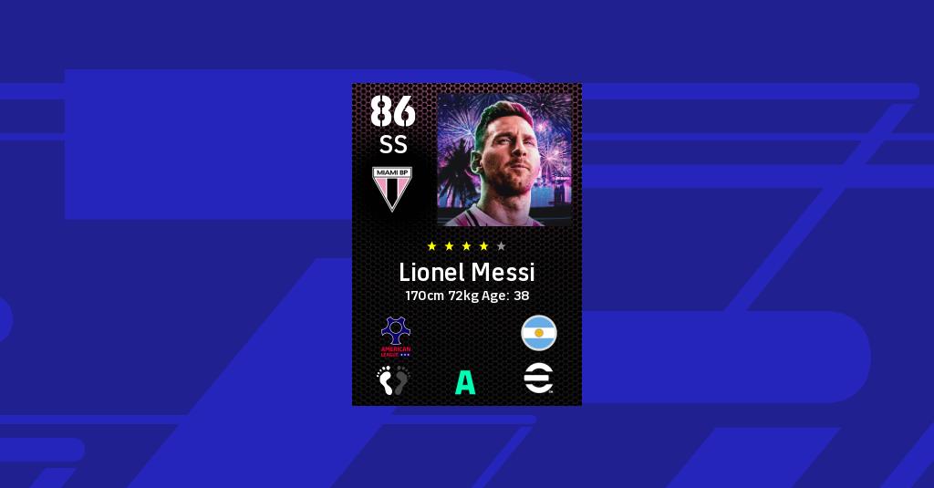 Lionel Messi eFootball Stats
