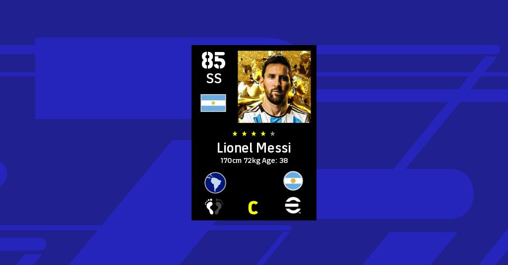 Lionel Messi eFootball Stats