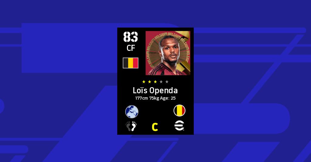 Loïs Openda eFootball Stats