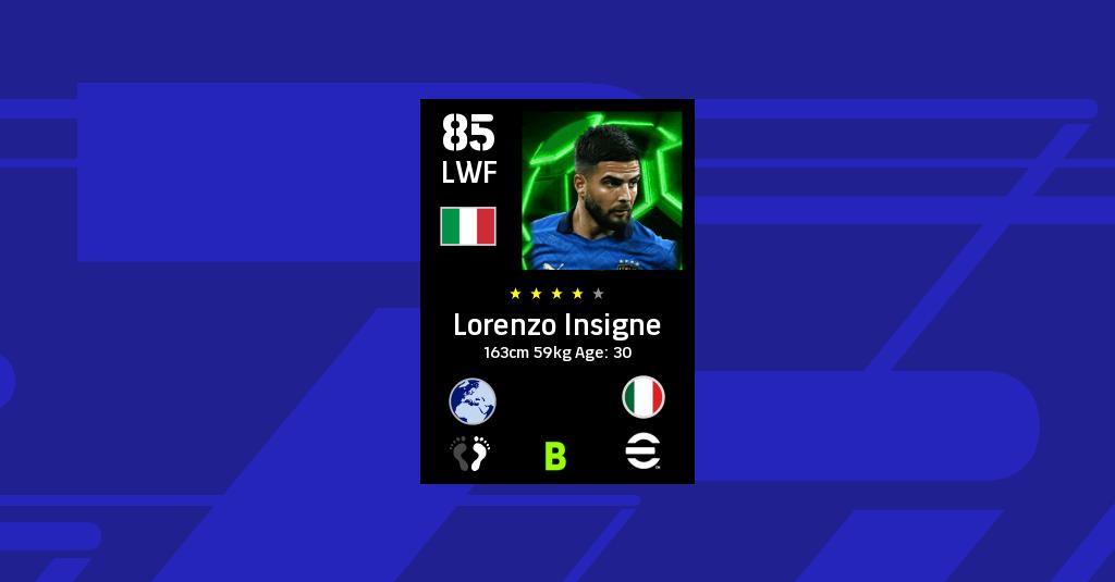Lorenzo Insigne eFootball Stats