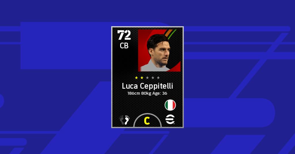 Luca Ceppitelli eFootball 2022 Stats