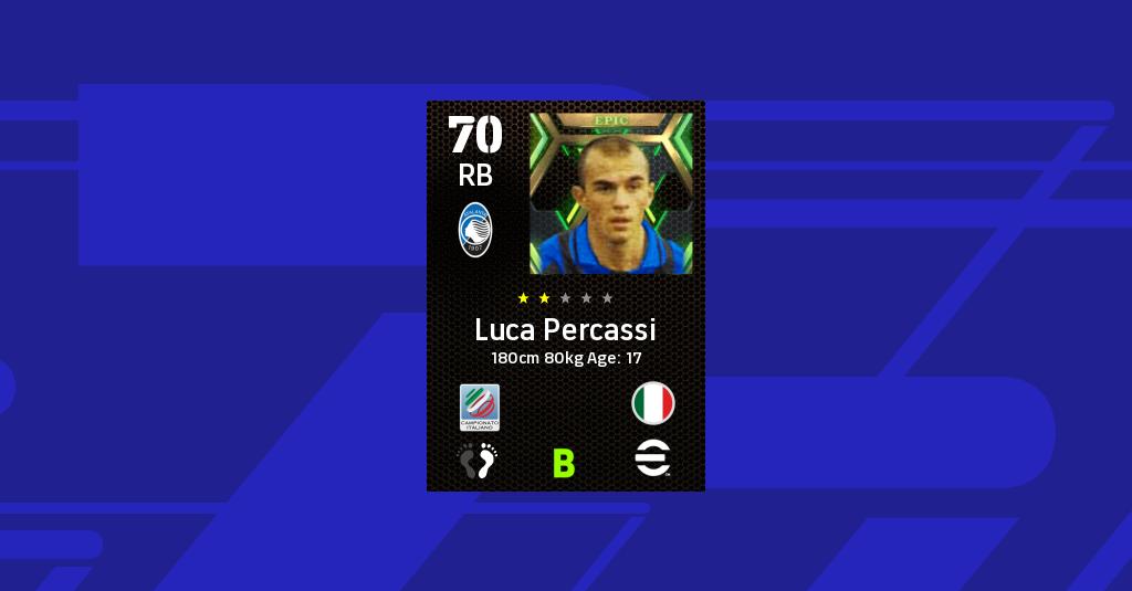 Luca Percassi eFootball Stats