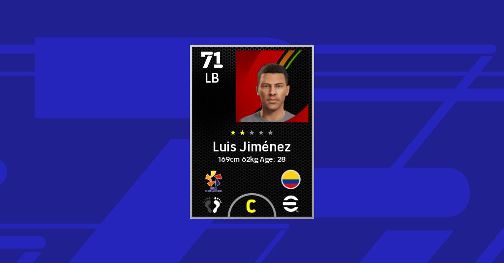 Luis Jiménez eFootball Stats