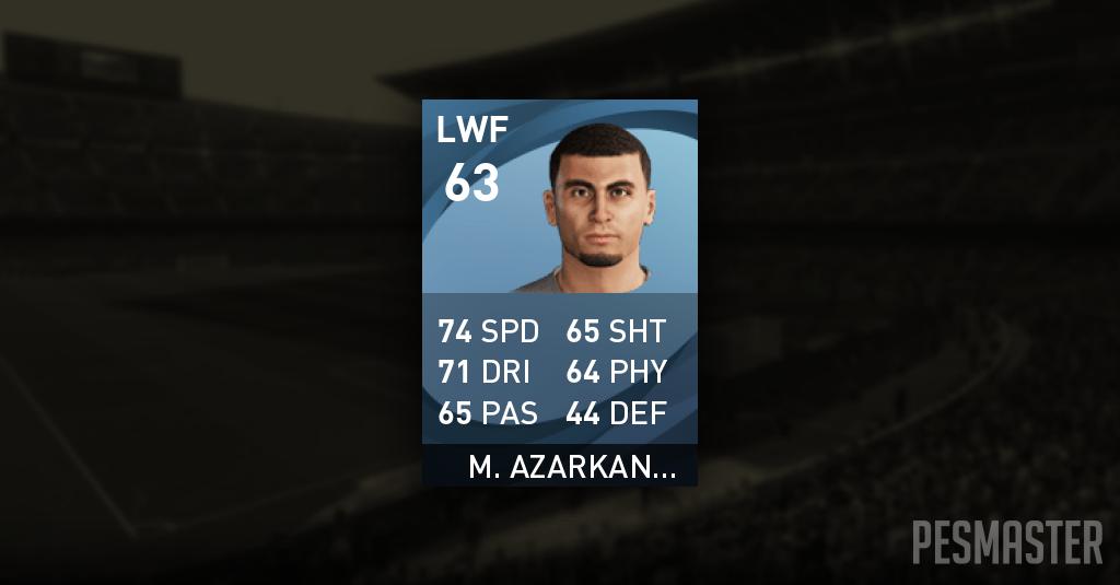 M. Azarkan PES 2021 Mobile Stats