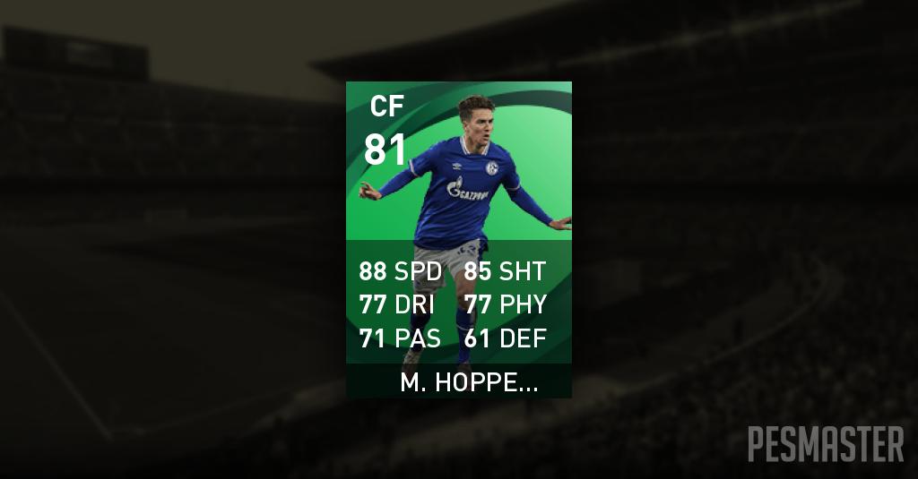 Matthew Hoppe PES 2021 Mobile Stats