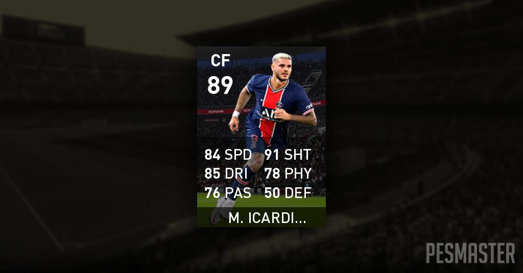 Mauro Icardi PES 2021 Stats