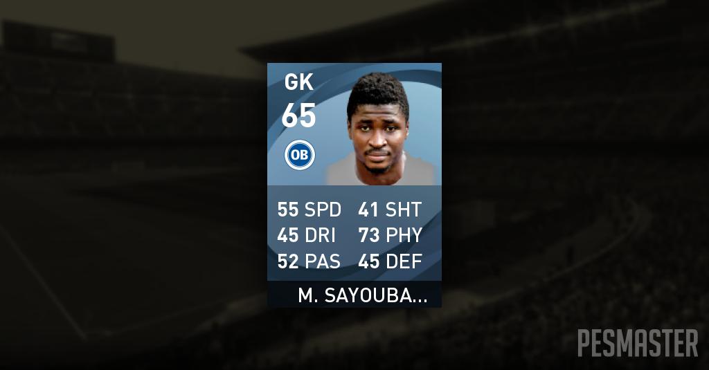 Sayouba Mandé PES 2021 Stats