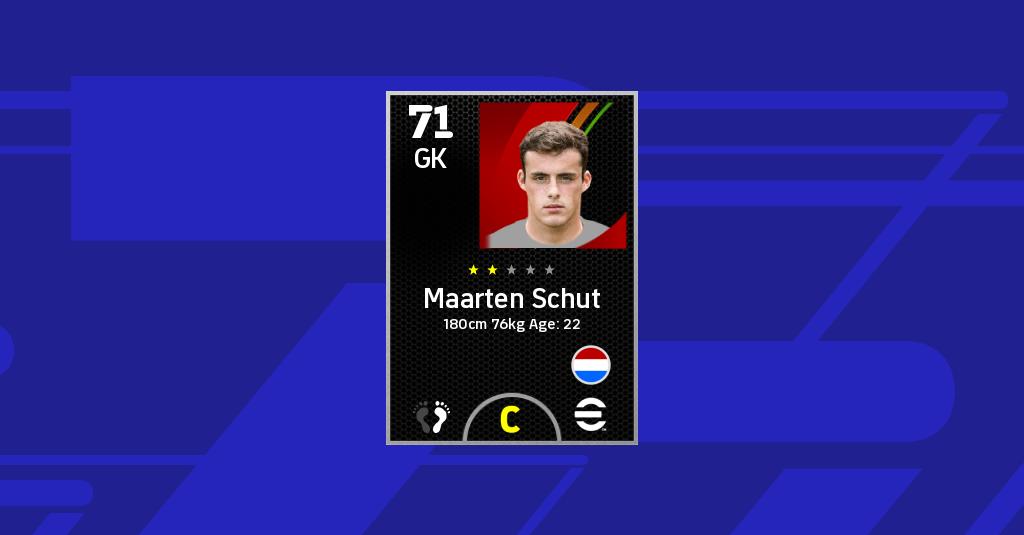 Maarten Schut eFootball Stats