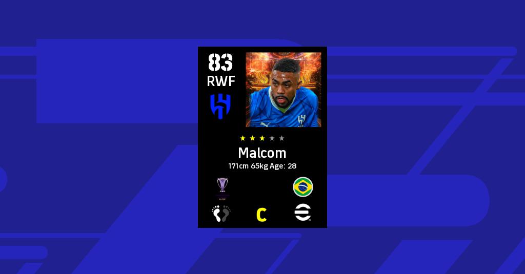 Malcom eFootball Stats