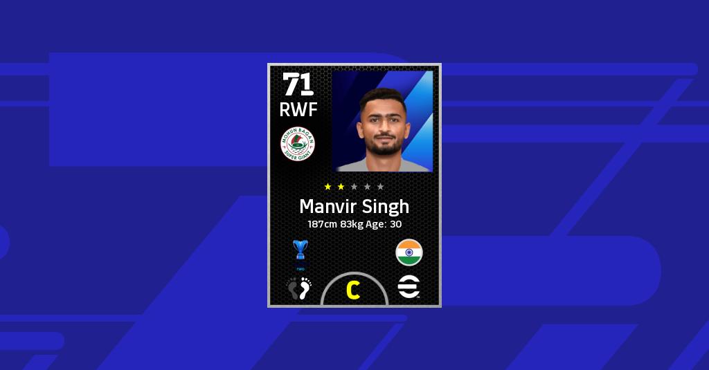 Manvir Singh eFootball 2022 Stats