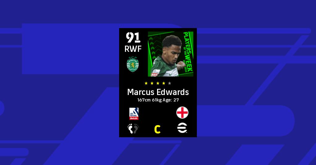 Marcus Edwards eFootball Stats