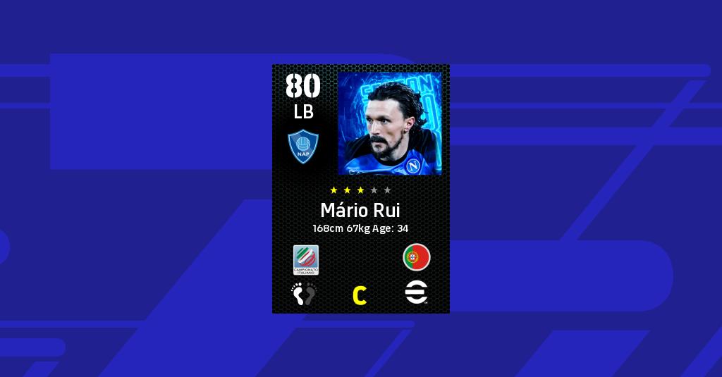 Mário Rui eFootball Stats
