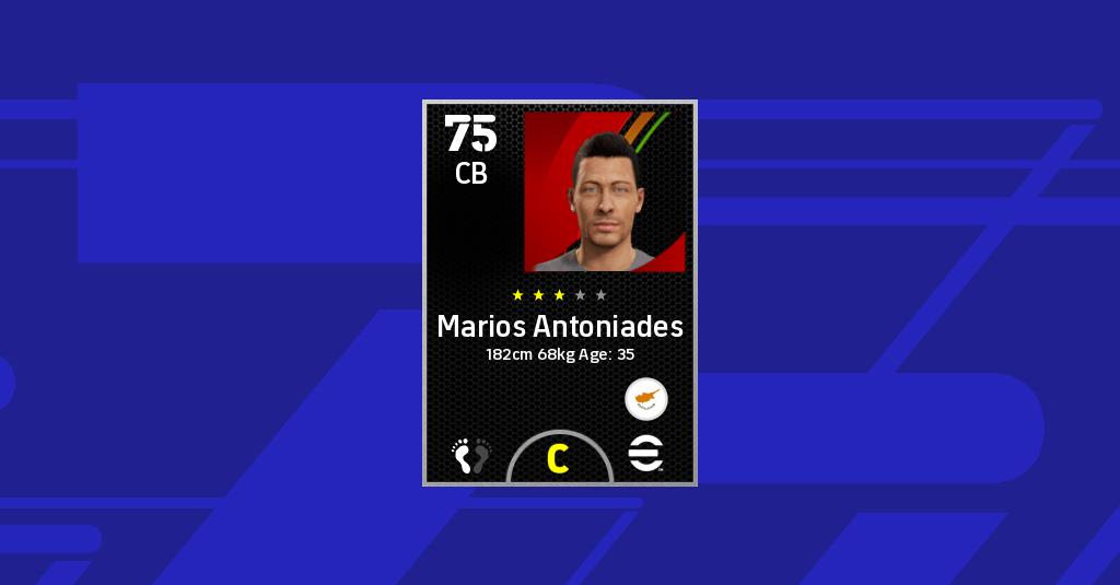 Marios Antoniades eFootball Stats
