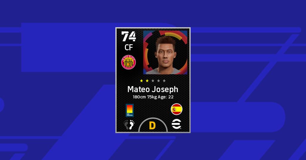 Mateo Joseph eFootball Stats