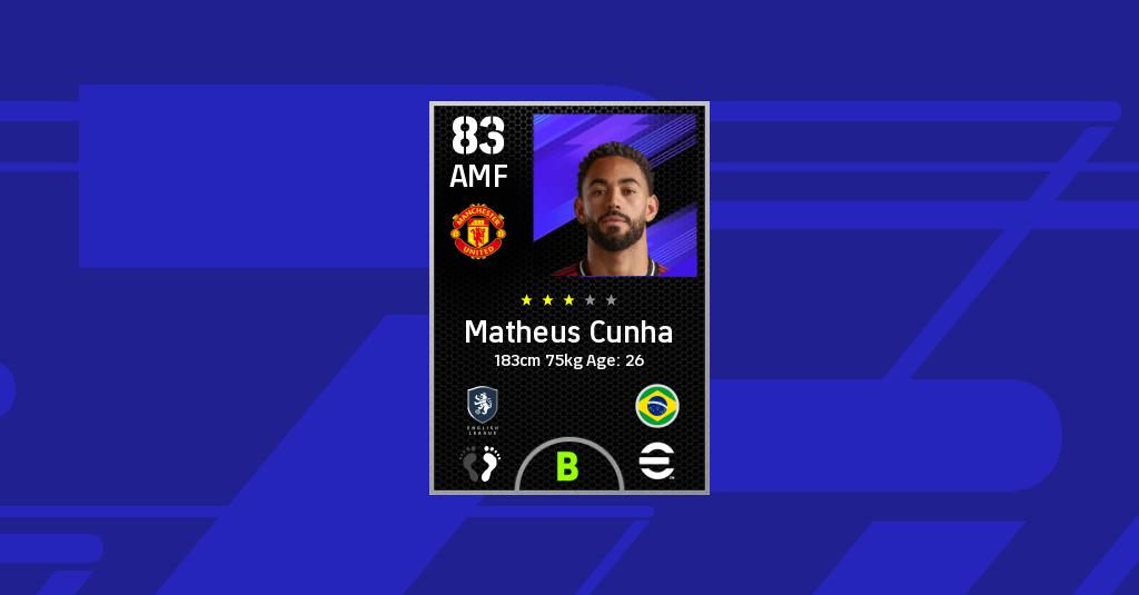 Matheus Cunha eFootball Stats