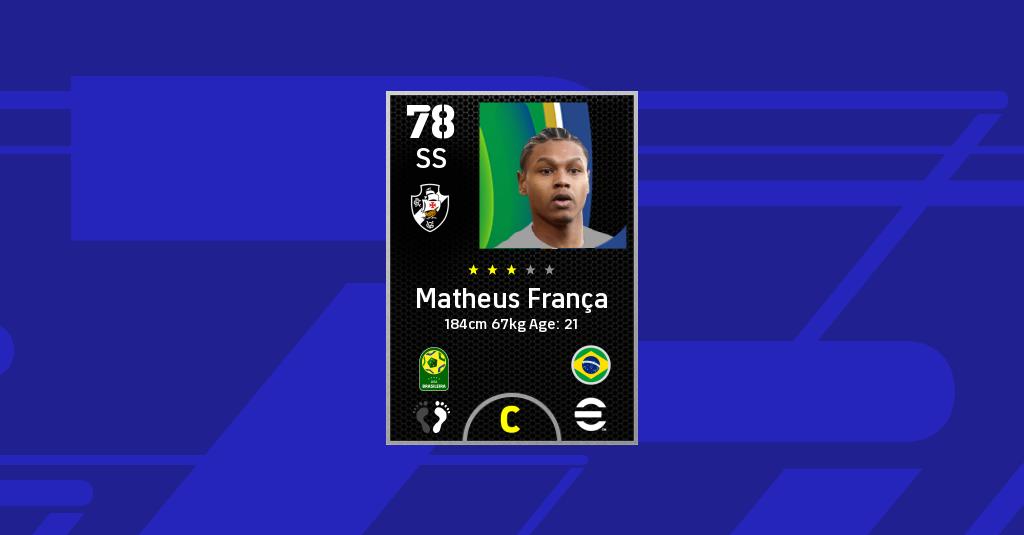 Matheus França eFootball Stats