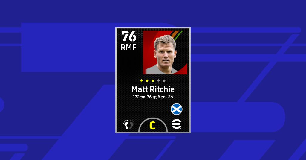 Matt Ritchie eFootball Stats