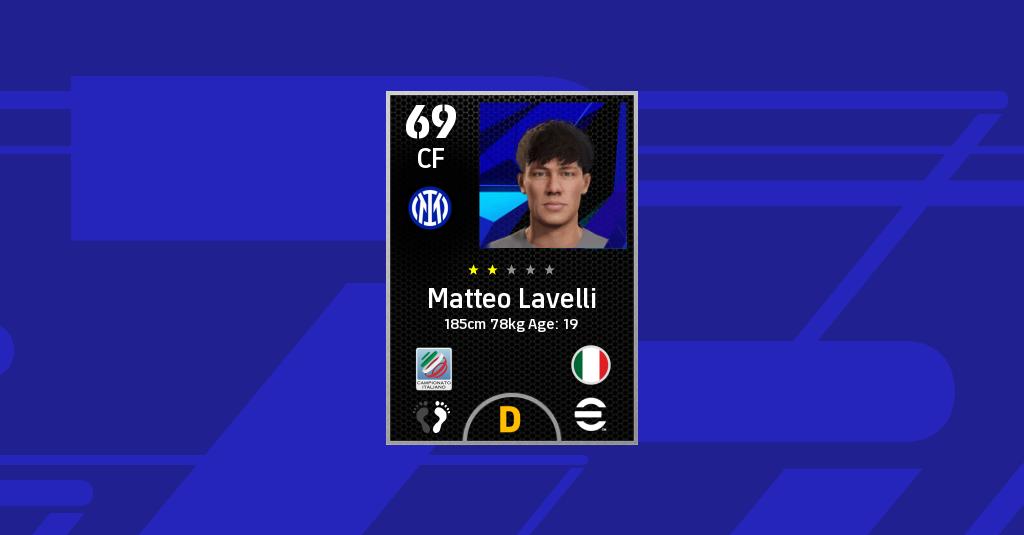 Matteo Lavelli eFootball Stats