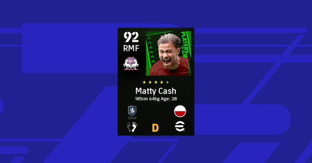 Matty Cash eFootball Stats