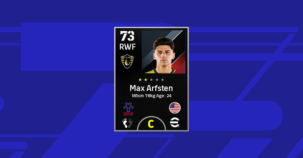 Max Arfsten eFootball Stats