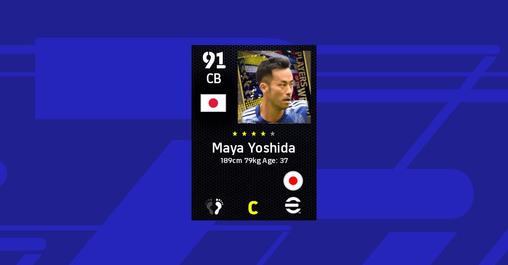 Maya Yoshida eFootball Stats