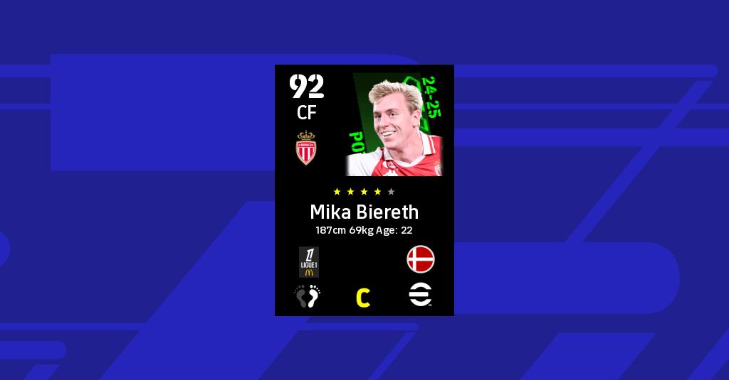 Mika Biereth eFootball Stats