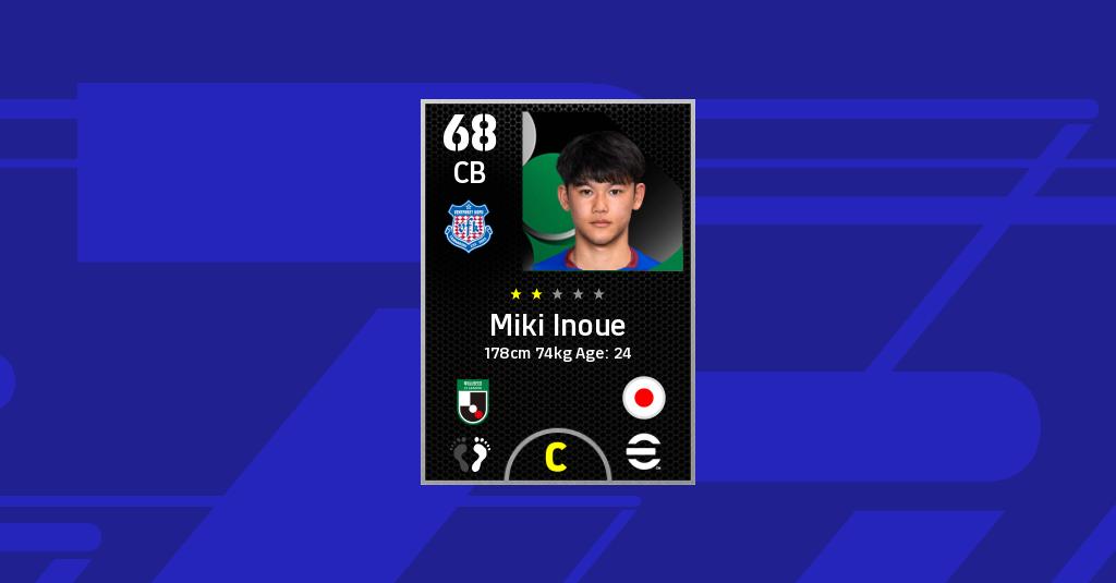 Miki Inoue eFootball Stats