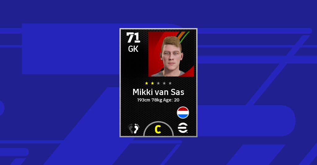 Mikki van Sas eFootball Stats