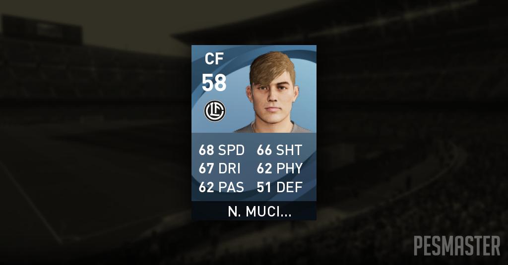 Nikolas Muci PES 2021 Stats