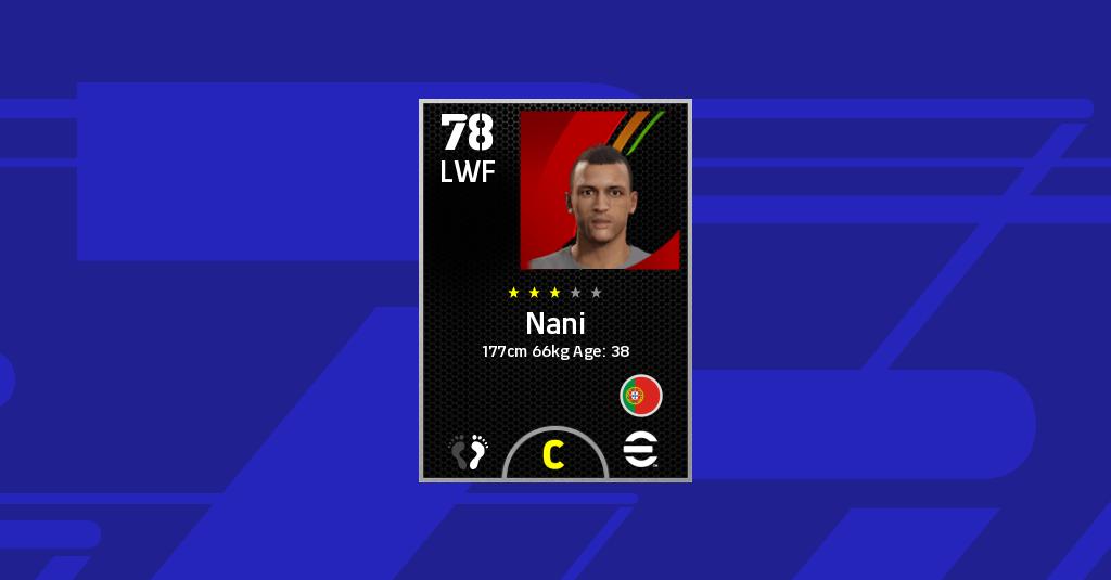 Nani eFootball Stats