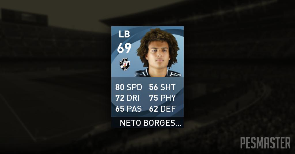 Neto Borges PES 2021 Stats