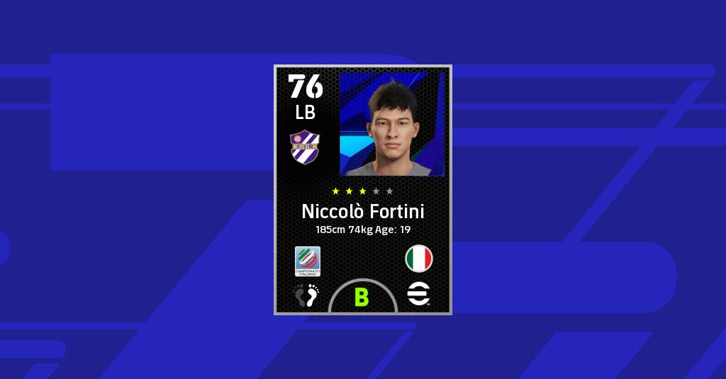 Niccolò Fortini eFootball Stats