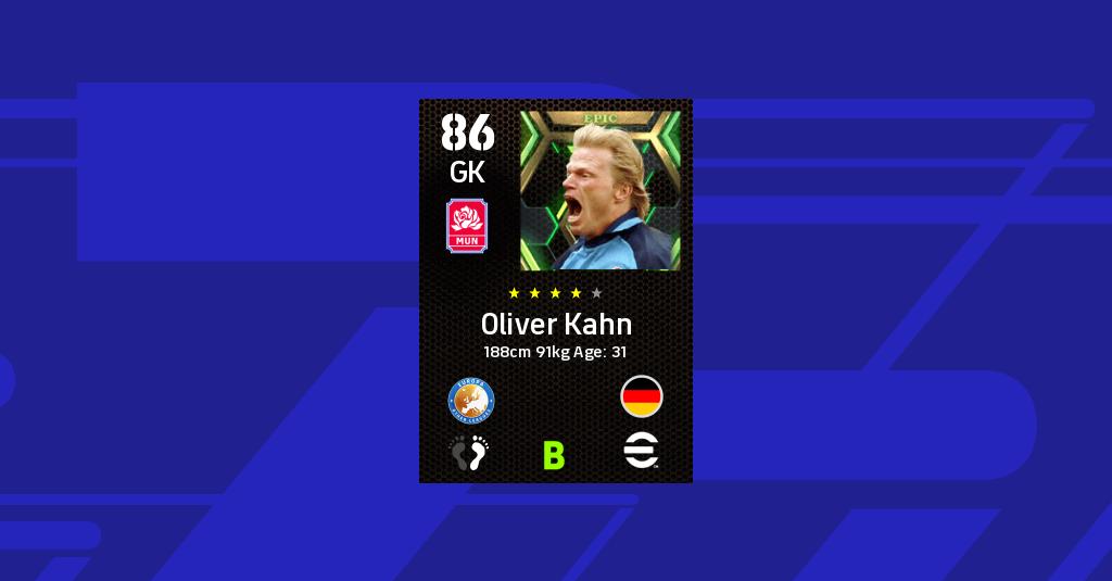Oliver Kahn eFootball Stats