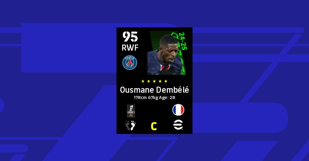 Ousmane Dembélé eFootball Stats