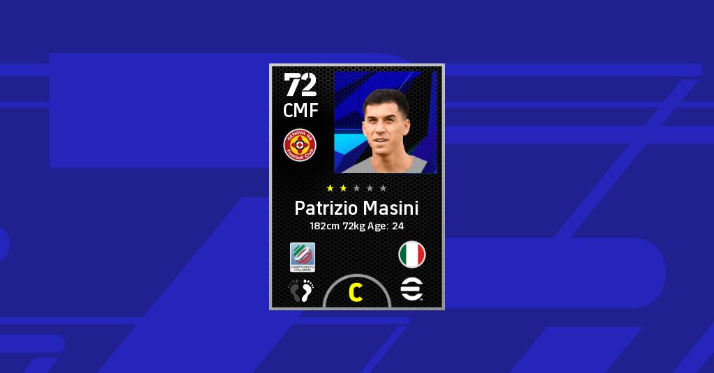 Patrizio Masini eFootball 2022 Stats