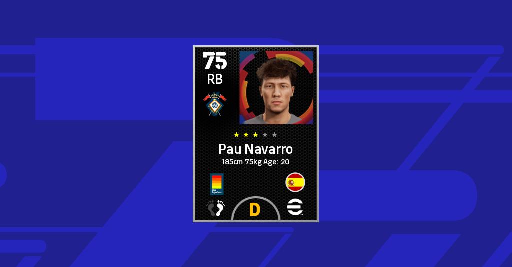 Pau Navarro eFootball Stats