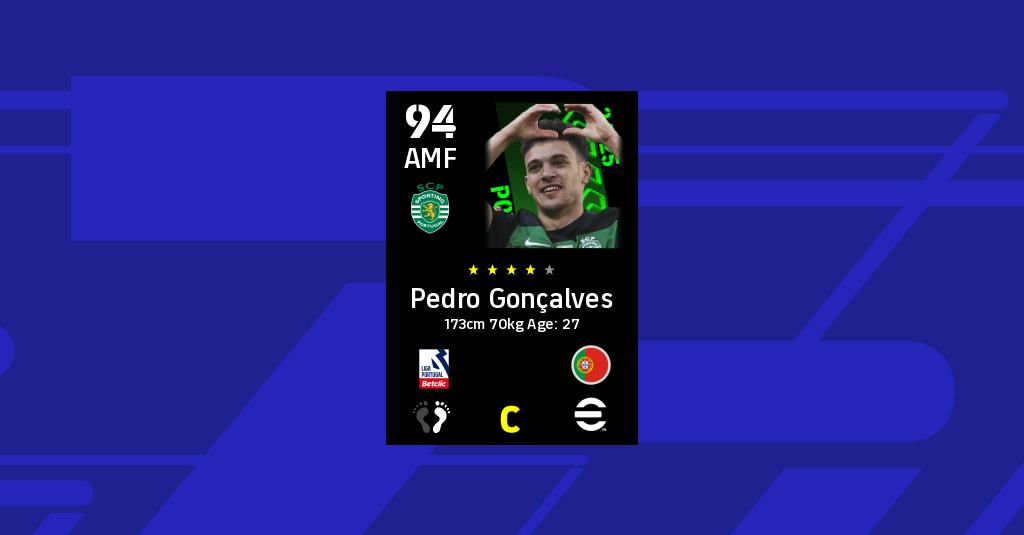 Pedro Gonçalves eFootball Stats