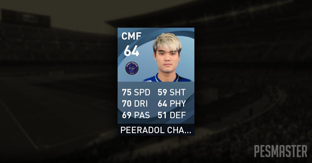 Peeradol Chamrasamee PES 2021 Stats