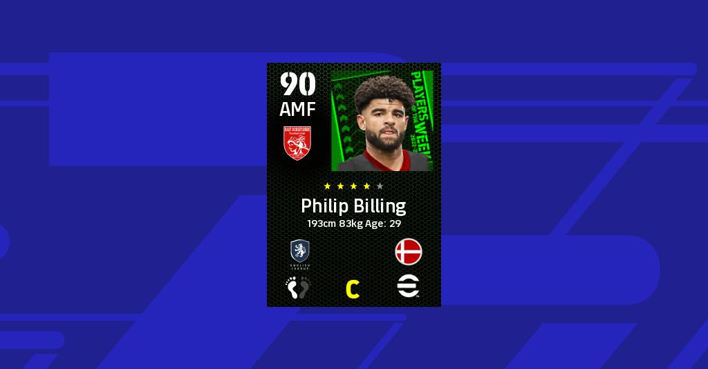 Philip Billing eFootball Stats
