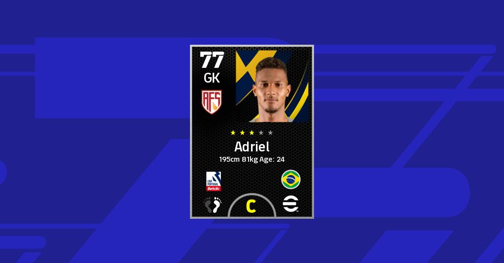 Estatísticas de Adriel no eFootball