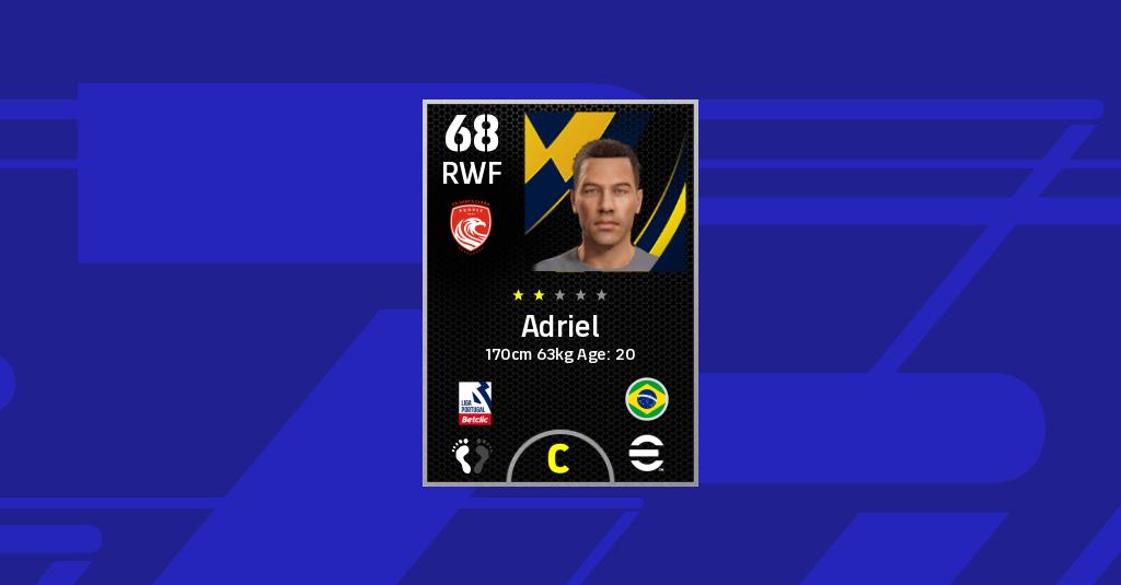 Estatísticas de Adriel no eFootball