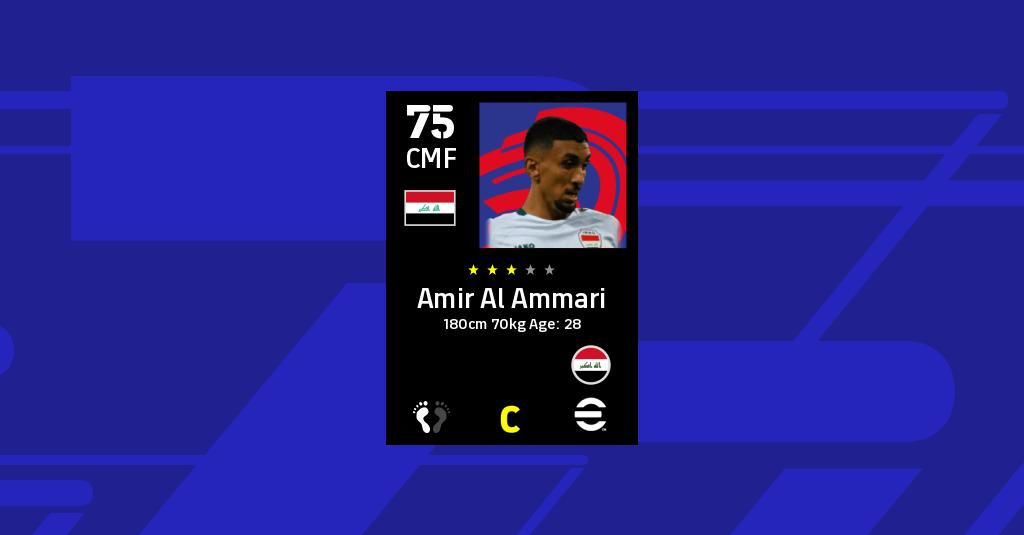 Estatísticas de Amir Al Ammari no eFootball 2022